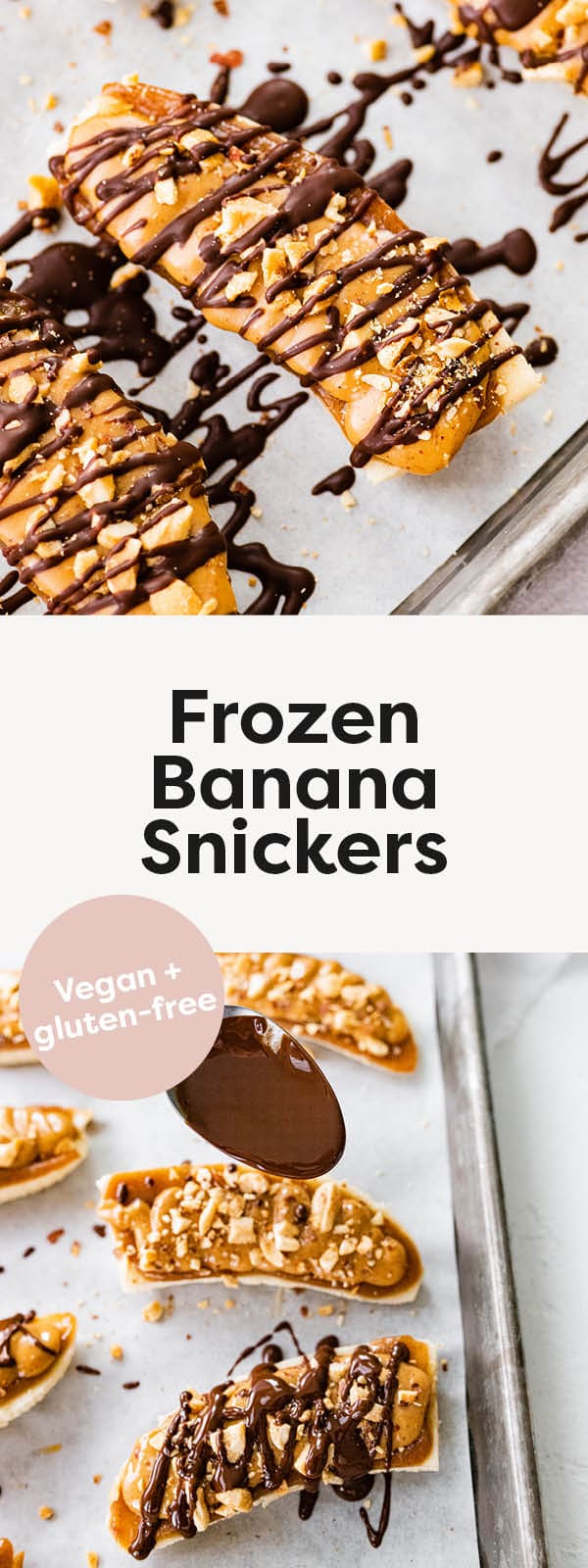 Frozen Banana Snickers - Eating Bird Food
