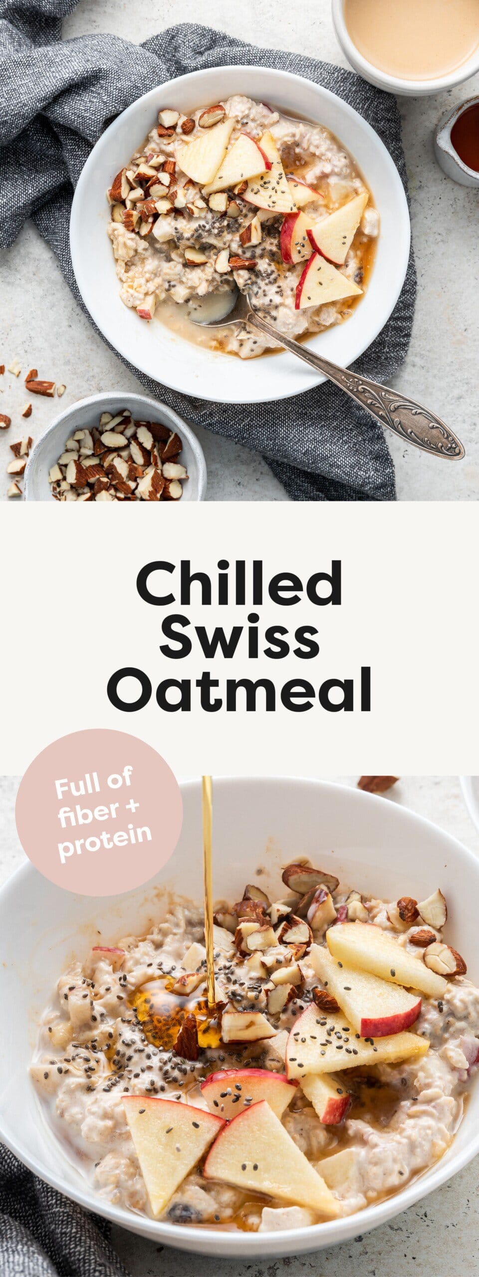 Bircher Muesli (Chilled Swiss Oatmeal) - Eating Bird Food