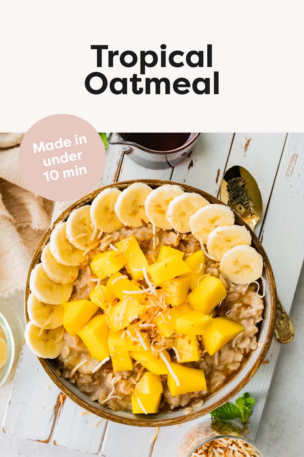 Tropical Oatmeal - Eating Bird Food