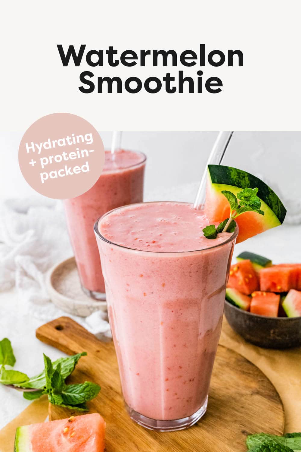 Watermelon Smoothie - Eating Bird Food