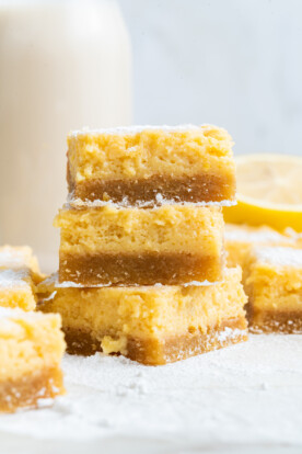 Healthy Lemon Bars (6 Ingredients) - Eating Bird Food