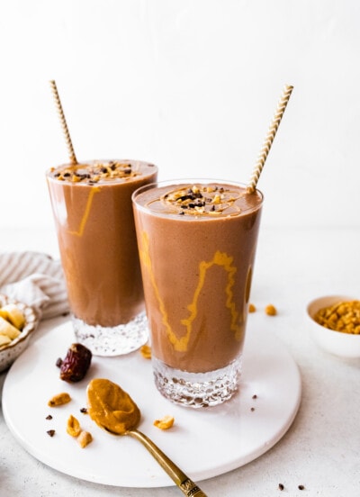 Snickers Protein Smoothie - Eating Bird Food