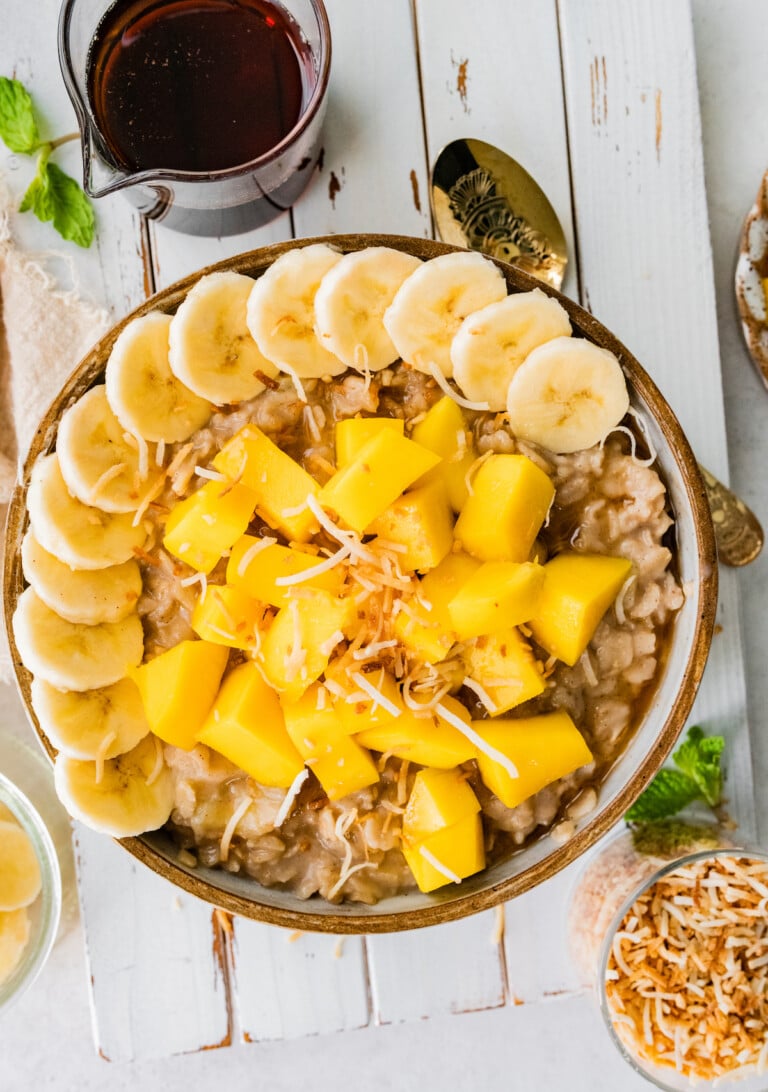 Tropical Oatmeal - Eating Bird Food