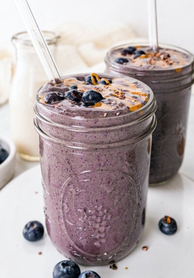 Chocolate Blueberry Smoothie - Eating Bird Food