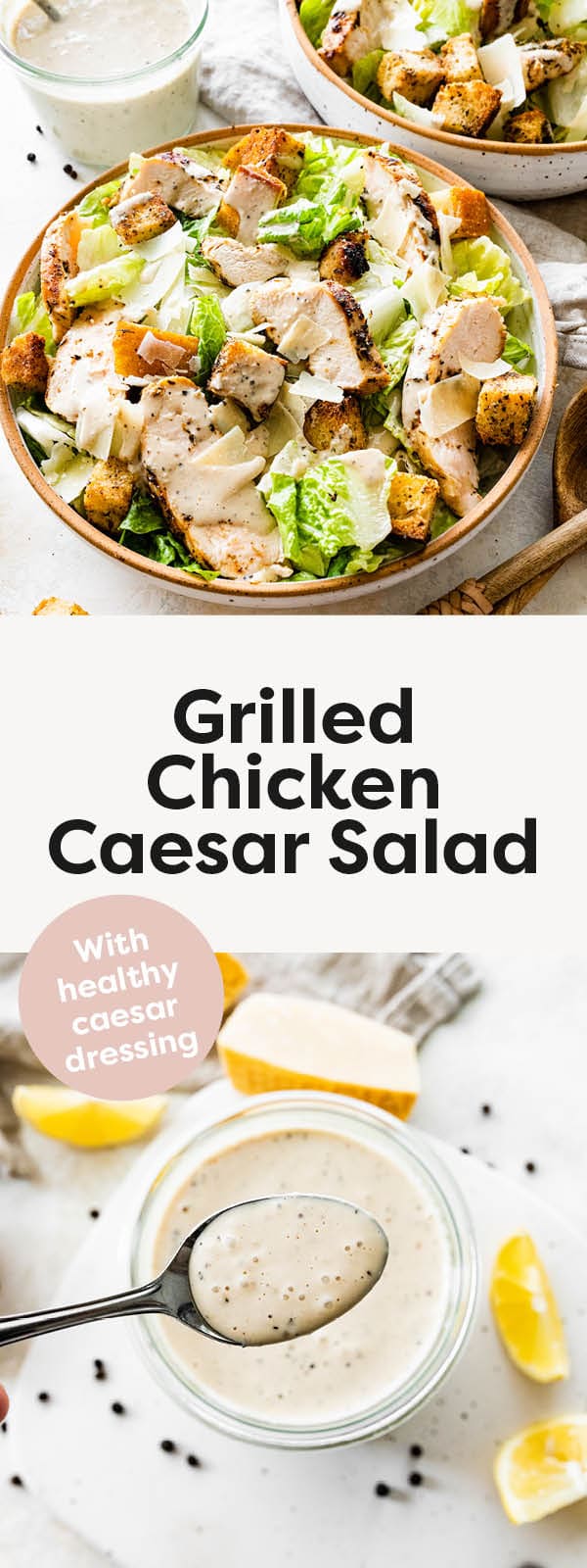 Grilled Chicken Caesar Salad - Eating Bird Food