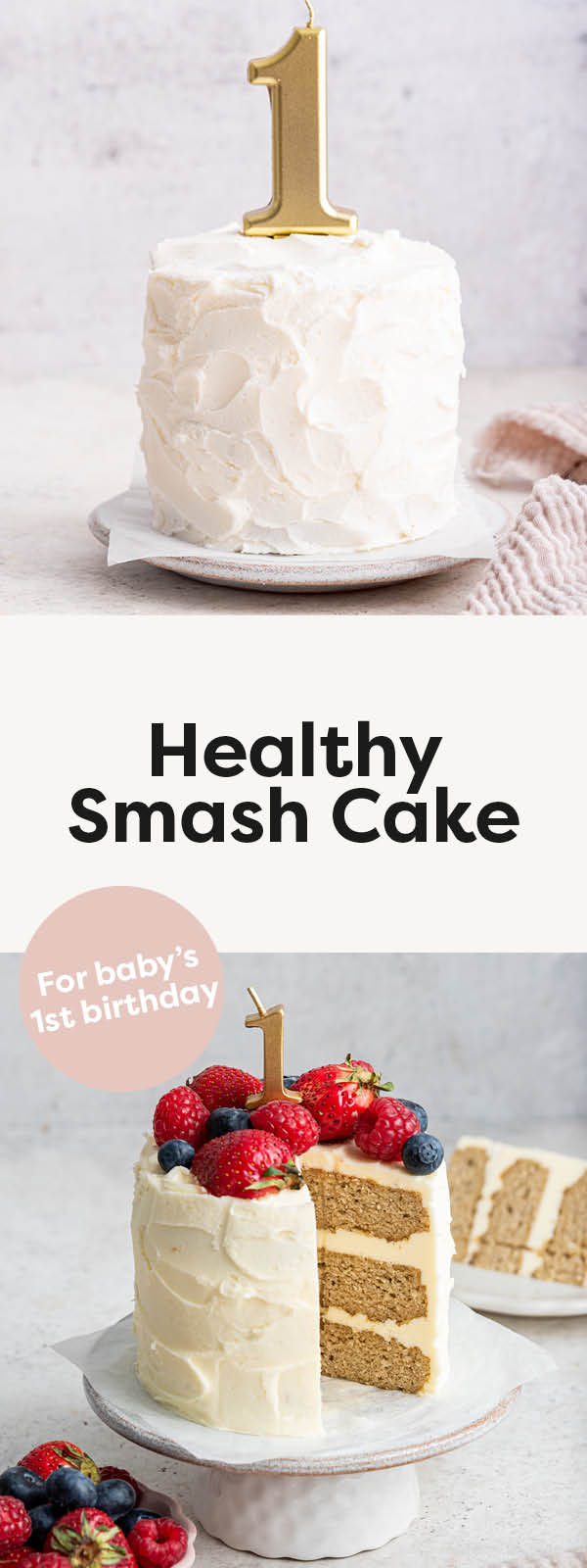 Healthy Smash Cake (For Baby's First Birthday) - Eating Bird Food
