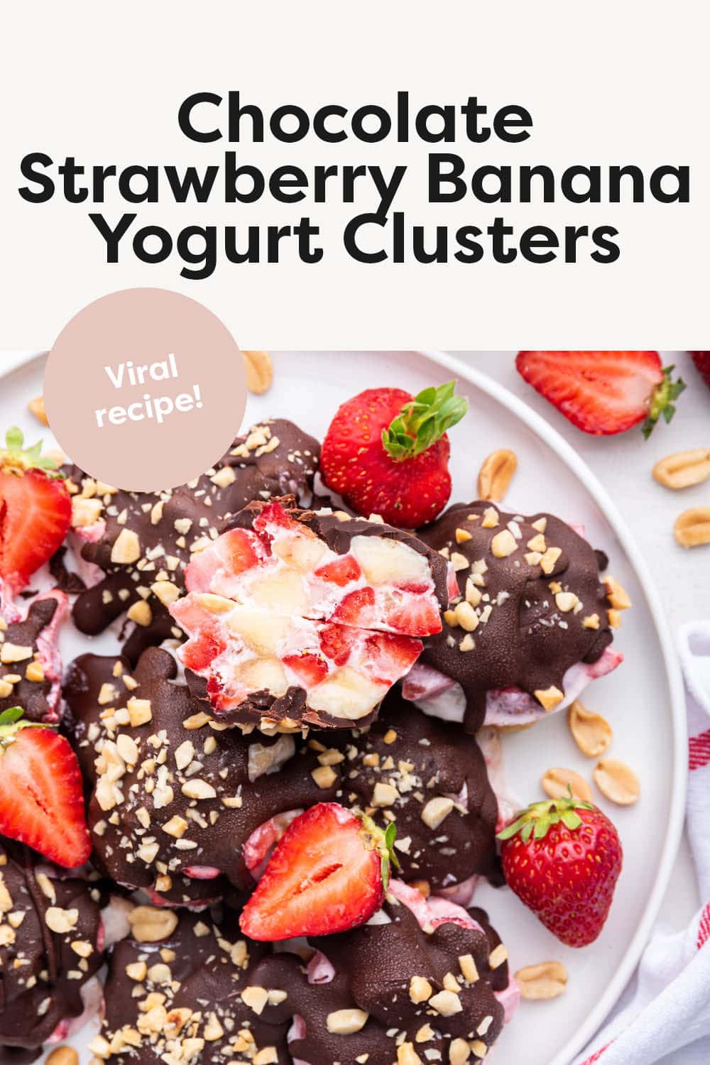 Chocolate Strawberry Banana Yogurt Clusters (Viral Recipe) - Eating ...