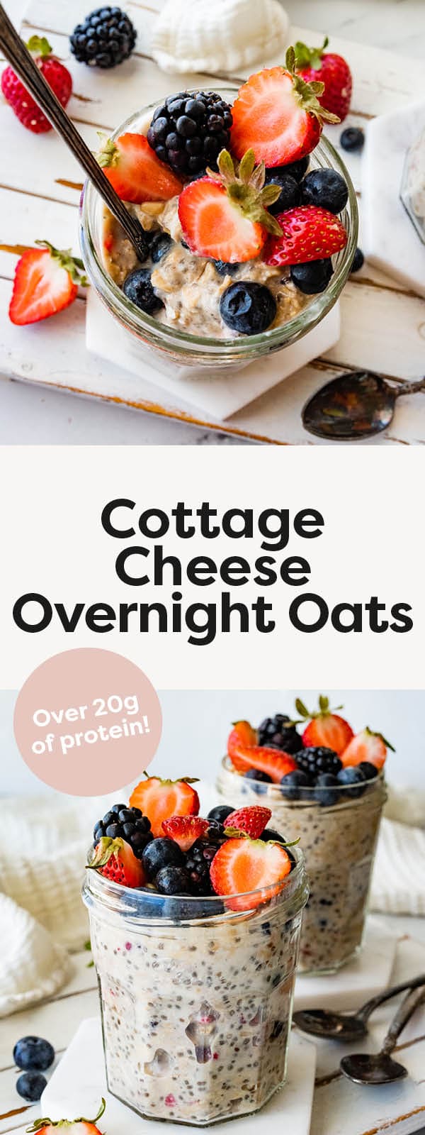 Cottage Cheese Overnight Oats - Eating Bird Food