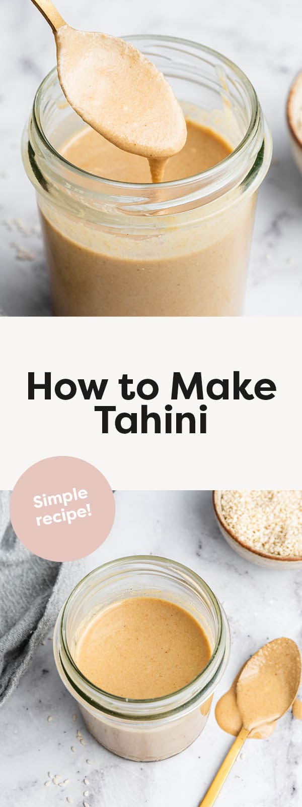 How to Make Tahini - Eating Bird Food