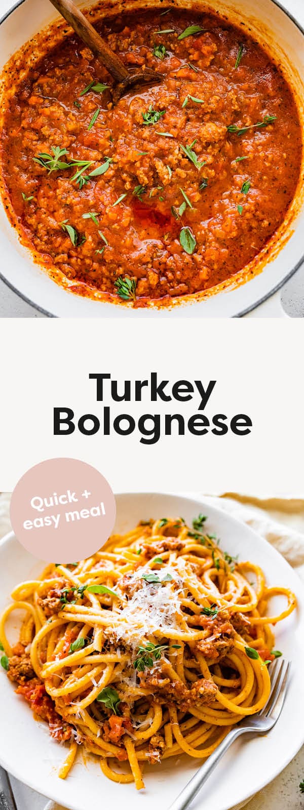 Turkey Bolognese (Lightened-Up, Hearty & Easy) - Eating Bird Food