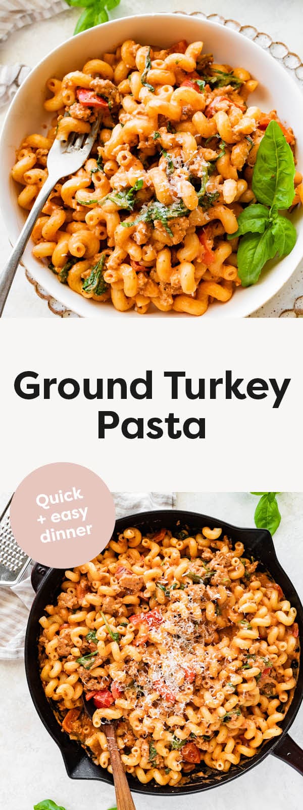 Ground Turkey Pasta - Eating Bird Food