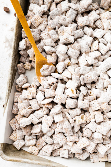 Puppy Chow (Muddy Buddies) - Eating Bird Food