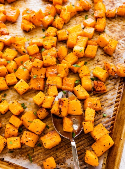 Roasted Butternut Squash - Eating Bird Food