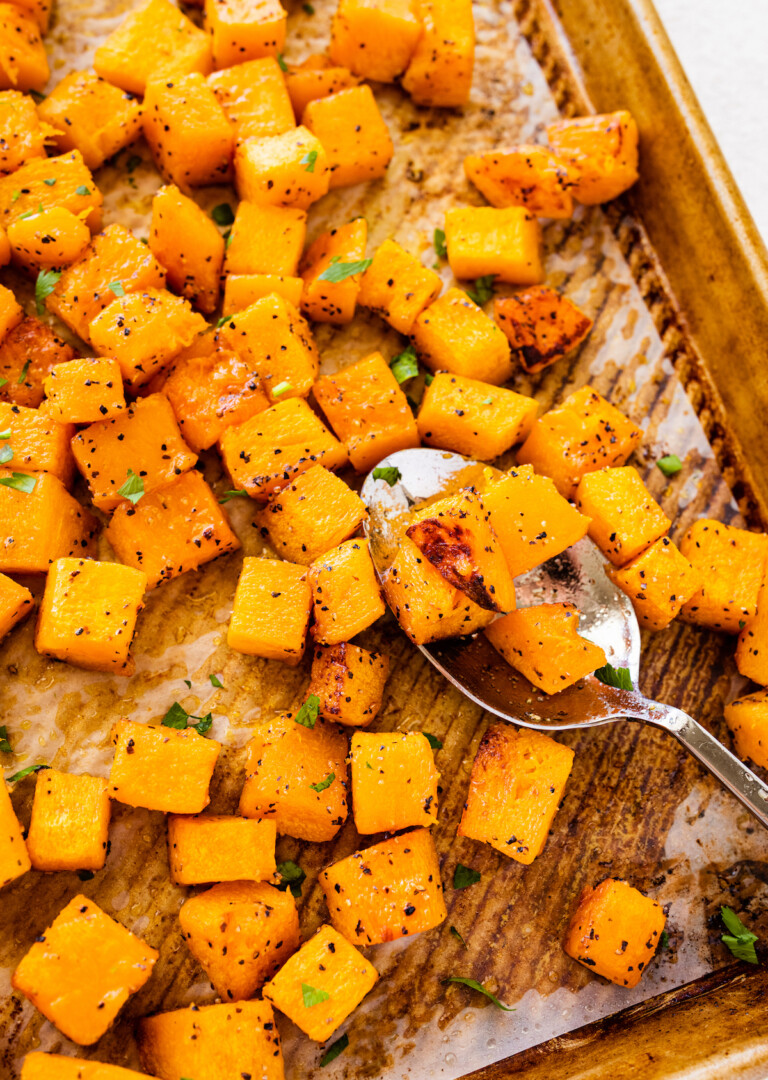 Roasted Butternut Squash - Eating Bird Food