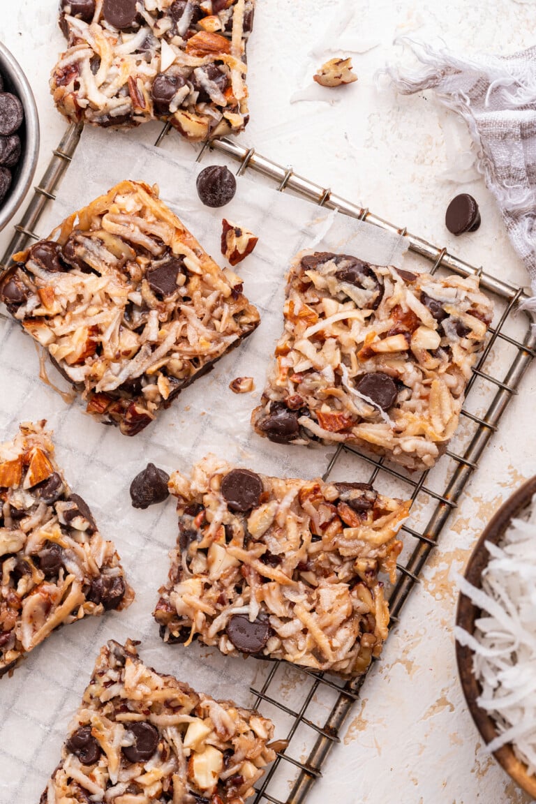 5-Ingredient Chocolate Coconut Bars - Eating Bird Food