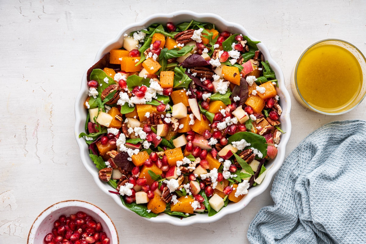 Simple Winter Salad - Eating Bird Food