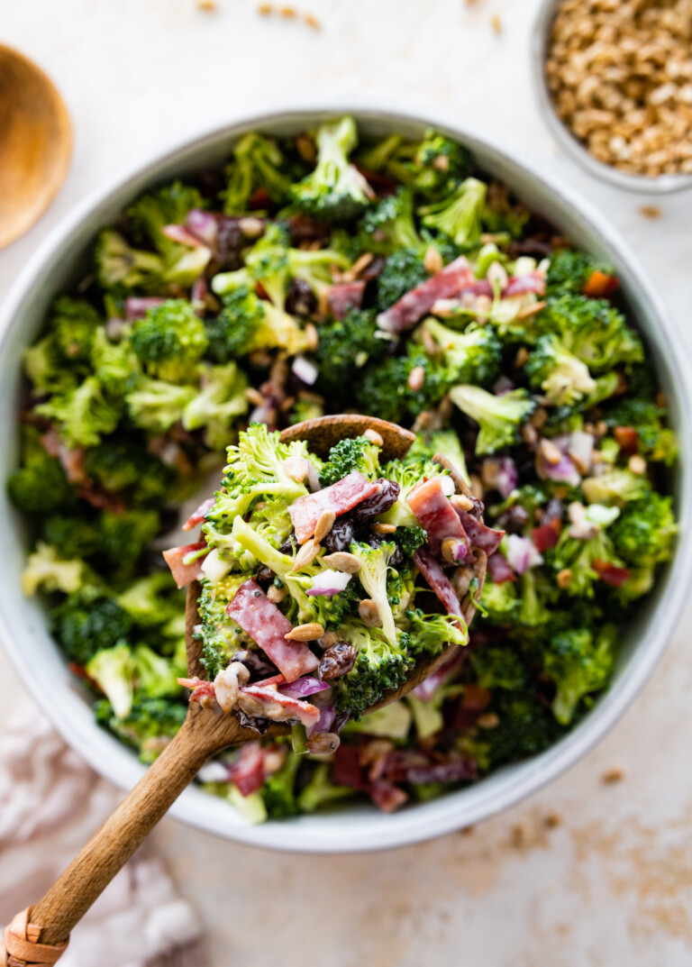 Classic Broccoli Salad - Eating Bird Food