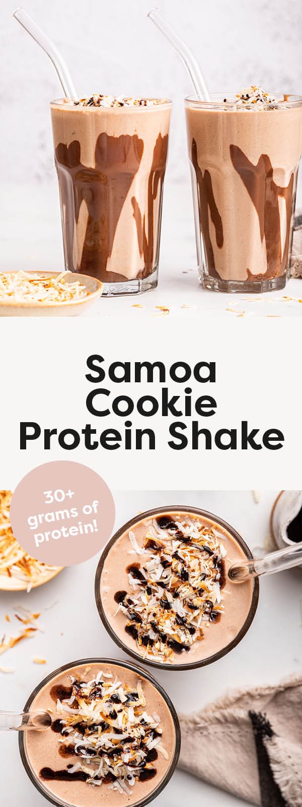 Samoa Cookie Protein Shake - Eating Bird Food