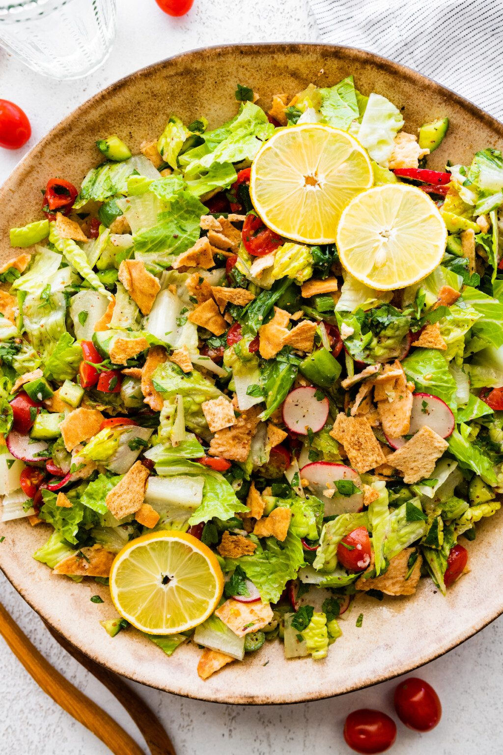 Fattoush Salad - Eating Bird Food