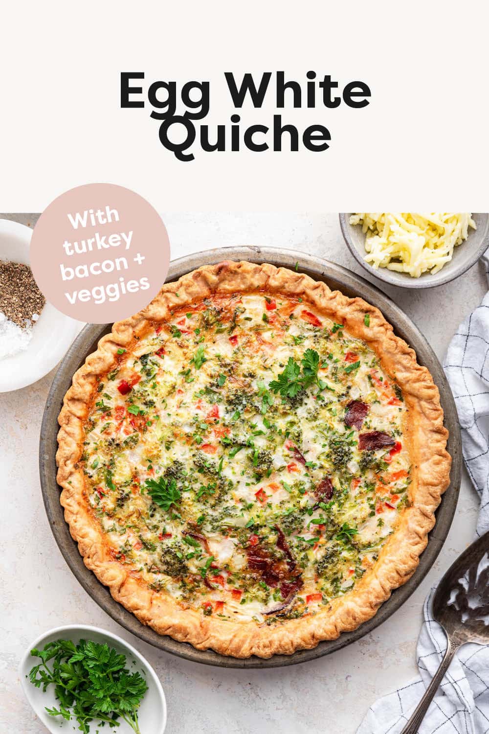 Egg White Quiche - Eating Bird Food