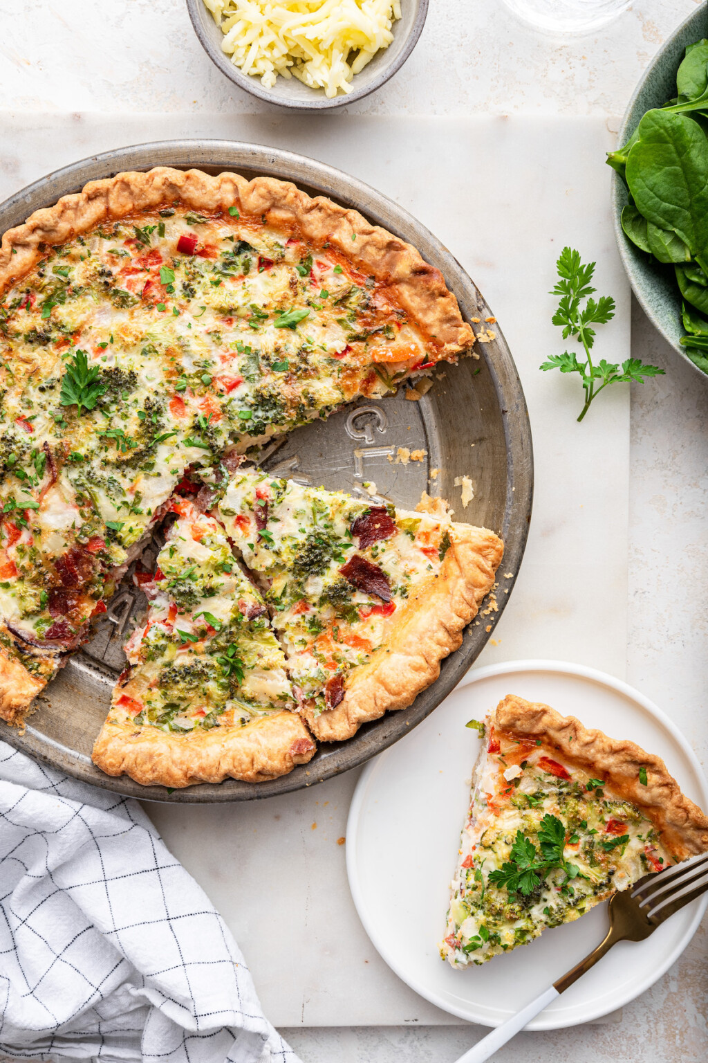 Egg White Quiche - Eating Bird Food