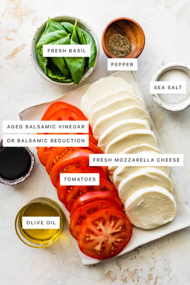 Easy Caprese Salad - Eating Bird Food