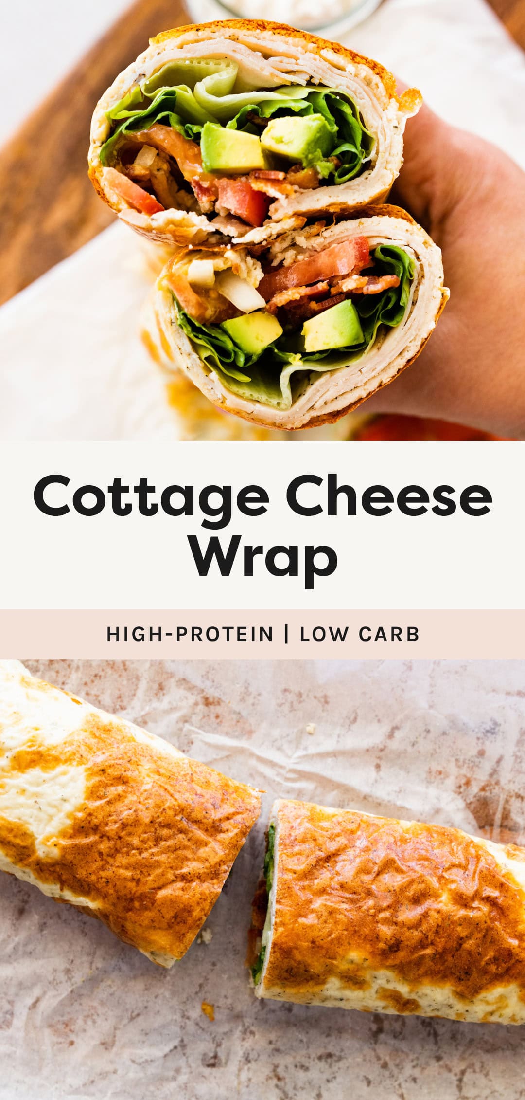 Cottage Cheese Wrap - Eating Bird Food