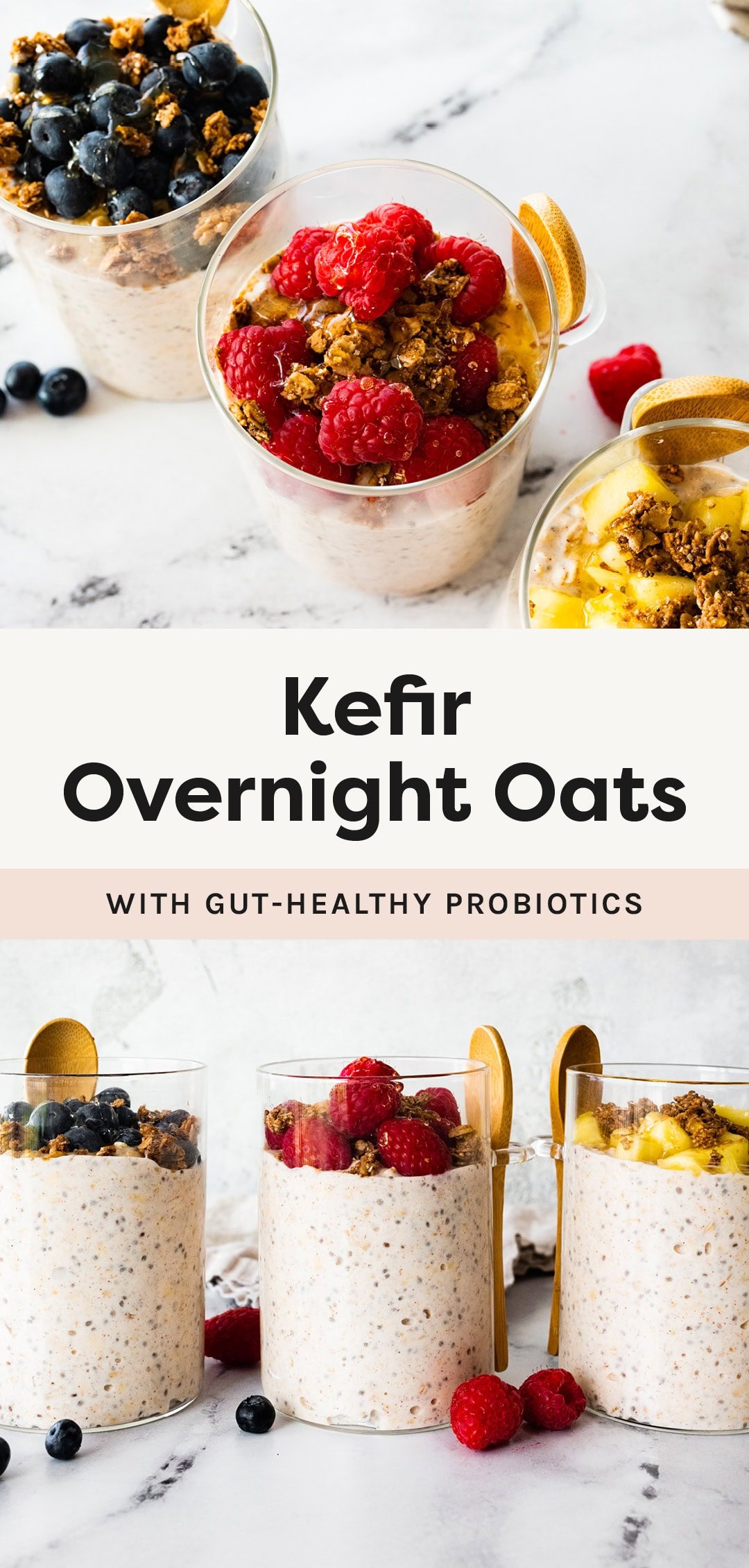 Kefir Overnight Oats - Eating Bird Food