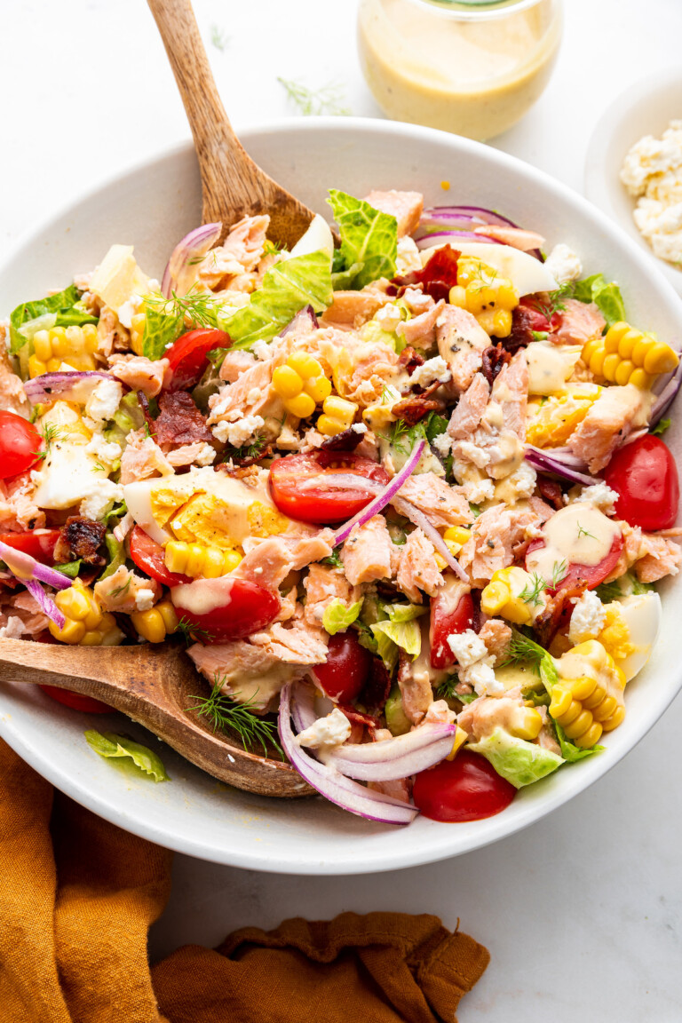 Salmon Cobb Salad - Eating Bird Food