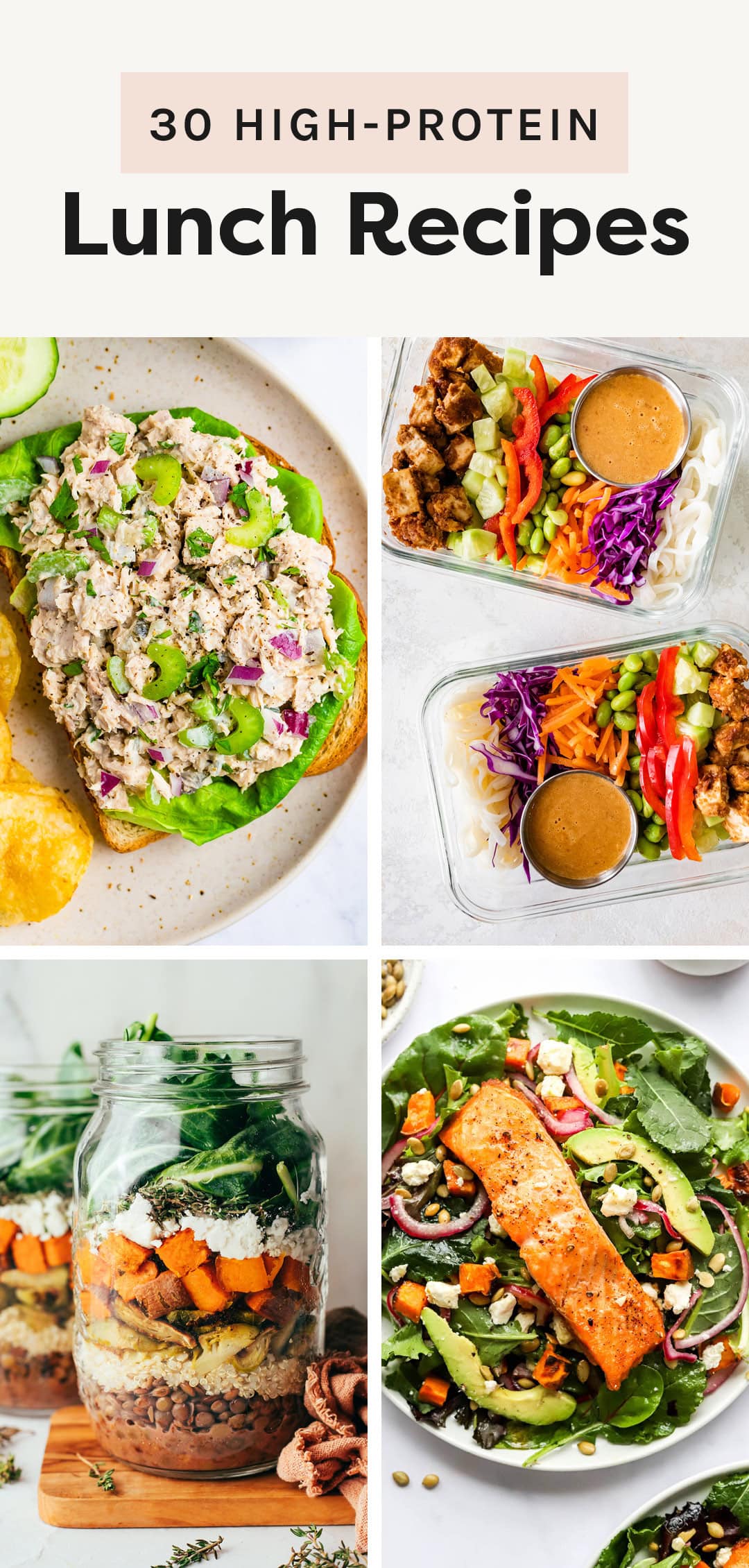 30 High-Protein Lunch Recipes - Eating Bird Food