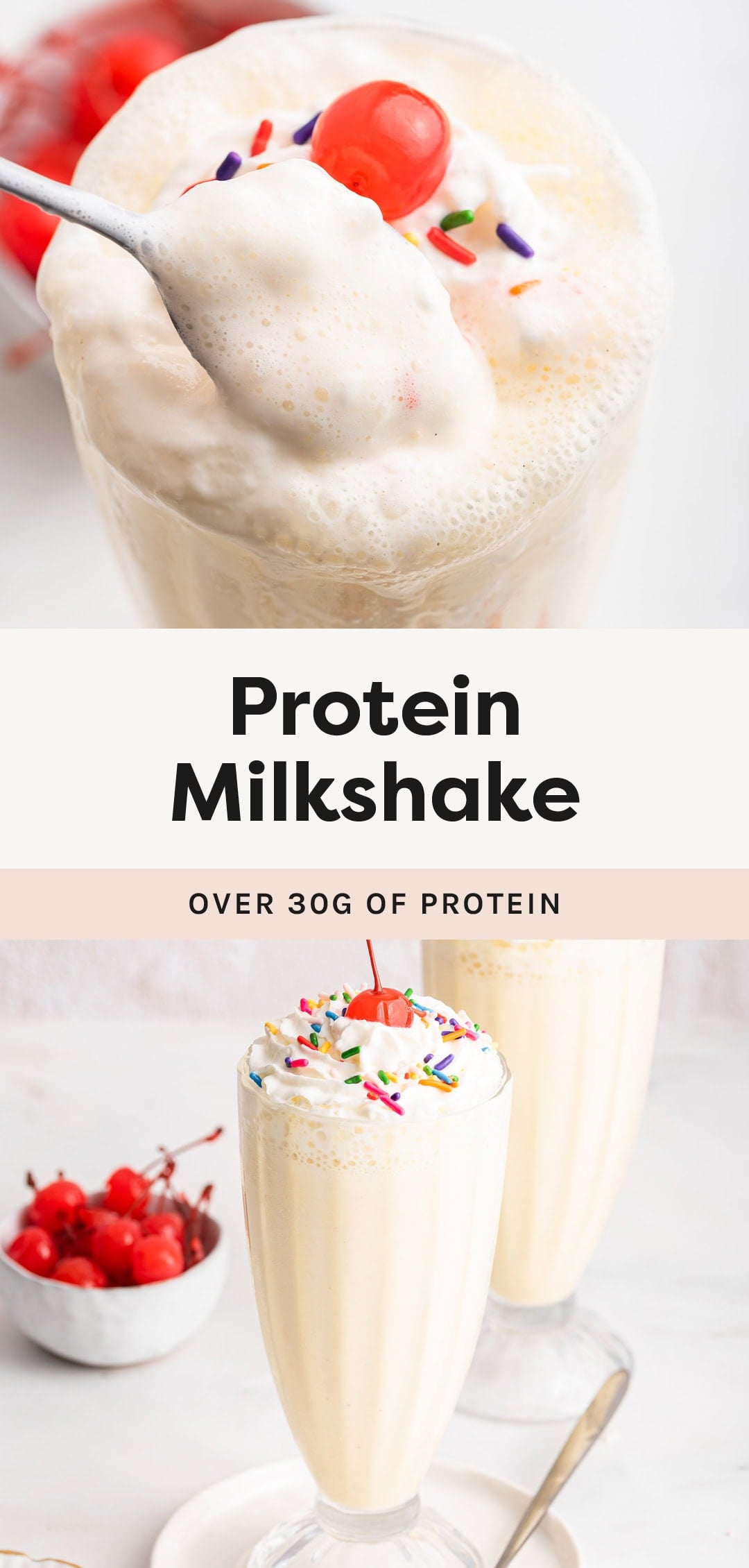 Protein Milkshake (30g protein) - Eating Bird Food