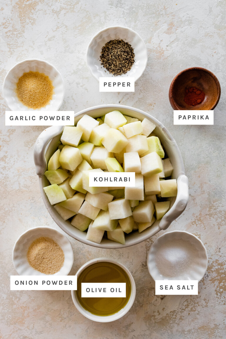 Roasted Kohlrabi - Eating Bird Food