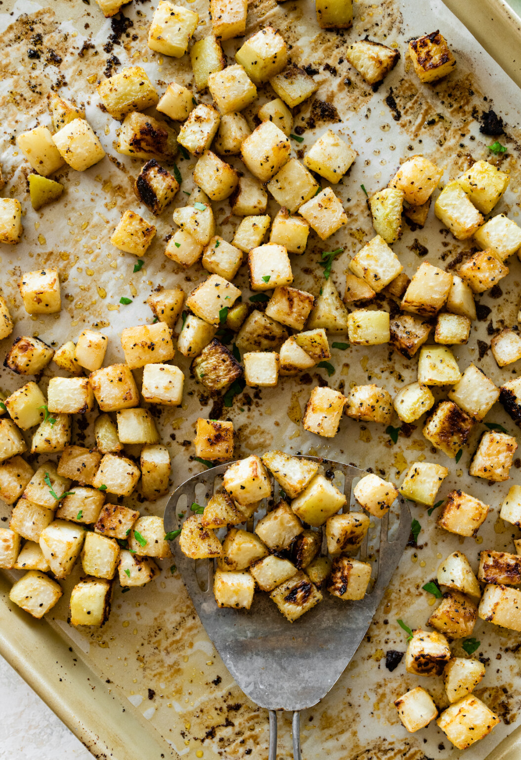 Roasted Kohlrabi - Eating Bird Food