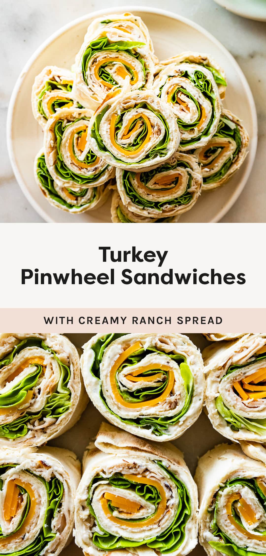 Easy Turkey Pinwheel Sandwiches - Eating Bird Food
