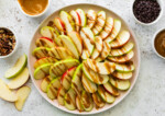 Healthy Apple Nachos with Date Caramel Sauce - Eating Bird Food