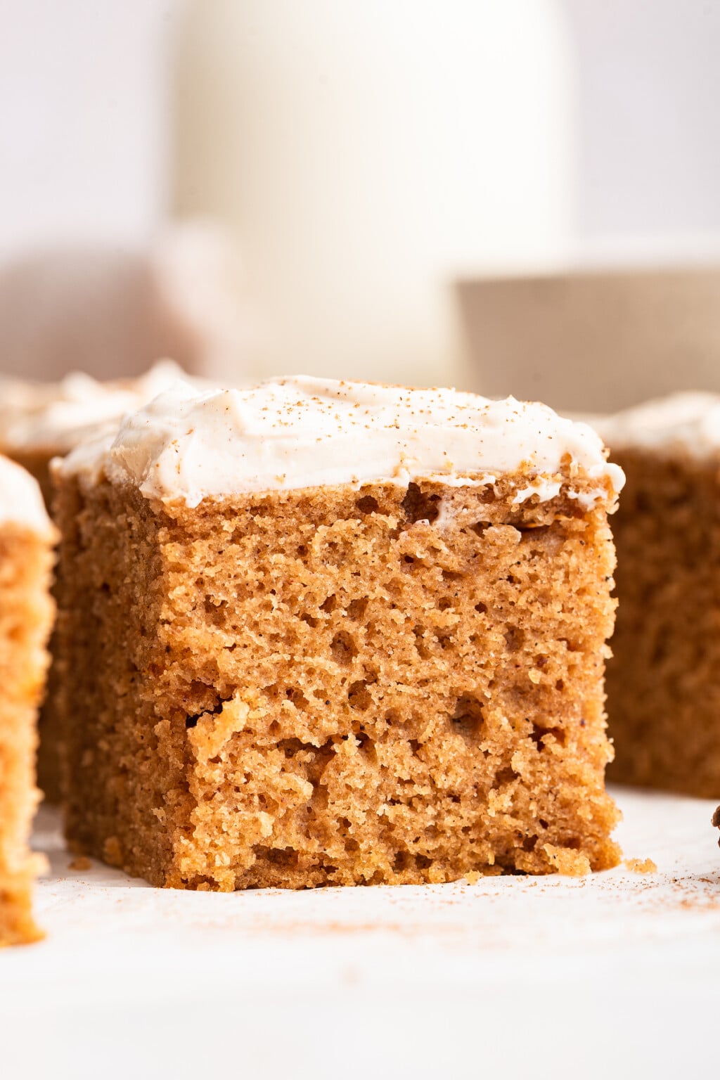 Applesauce Cake With Cinnamon Cream Cheese Frosting - Eating Bird Food