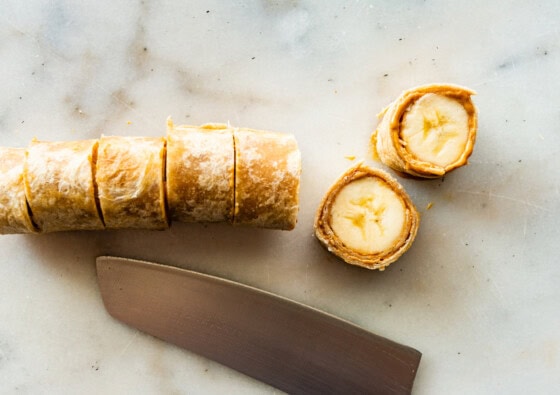 Banana Sushi Roll Ups - Eating Bird Food
