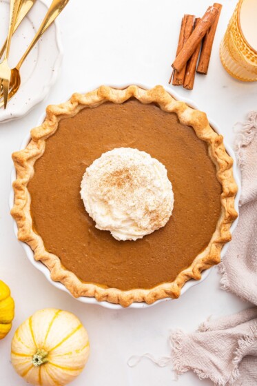 Healthy Pumpkin Pie (Dairy-Free & Naturally Sweetened) - Eating Bird Food