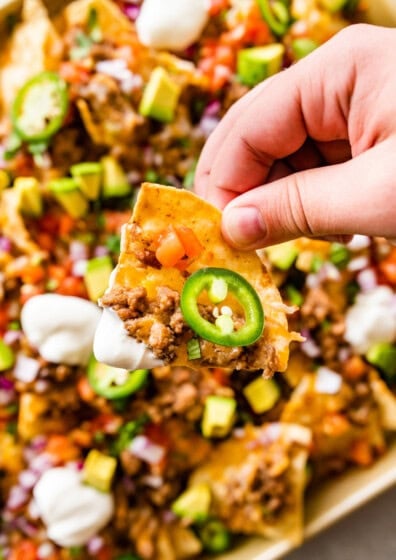 The Best Loaded Nachos Recipe - Eating Bird Food