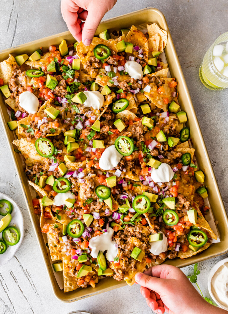 The Best Loaded Nachos Recipe - Eating Bird Food