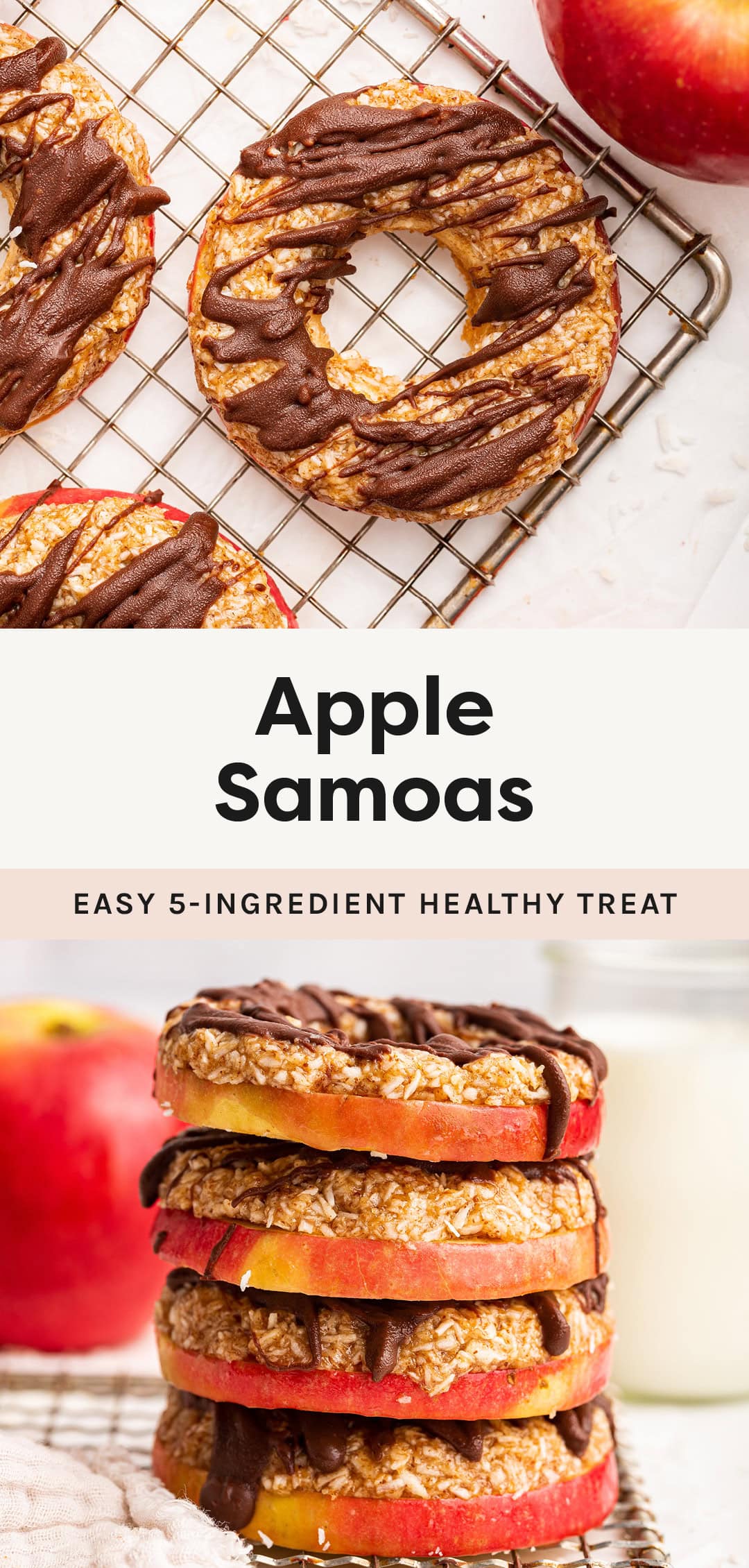 Healthy Apple Samoas - Eating Bird Food