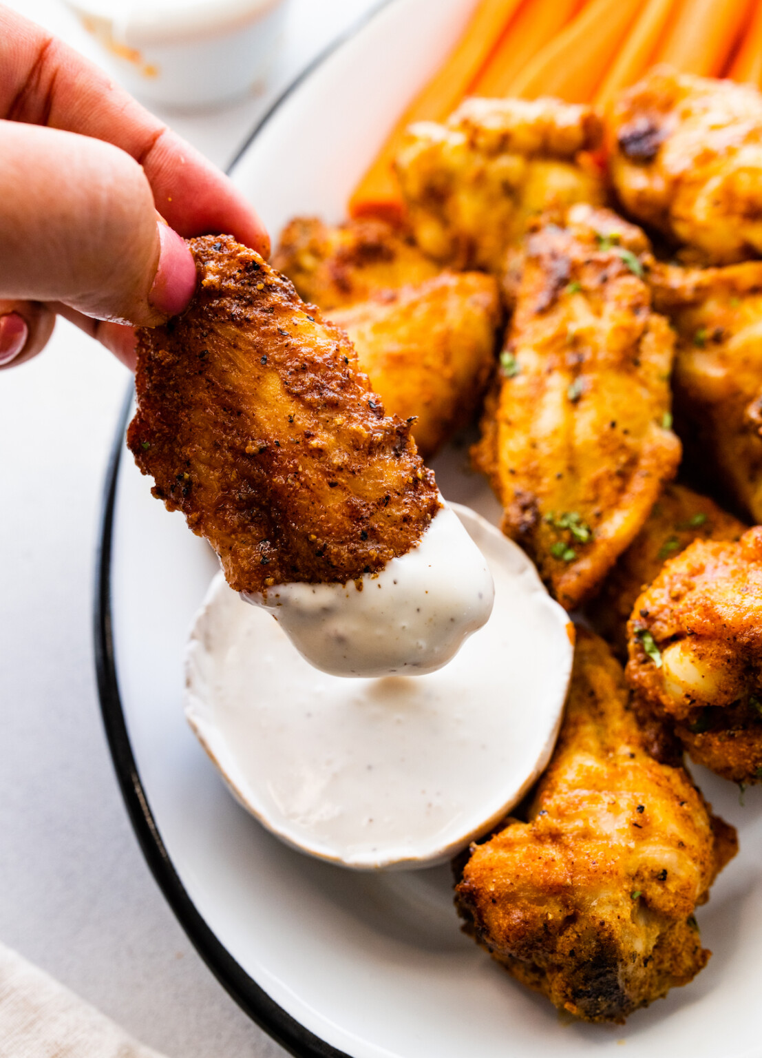 Crispy Air Fryer Chicken Wings - Eating Bird Food