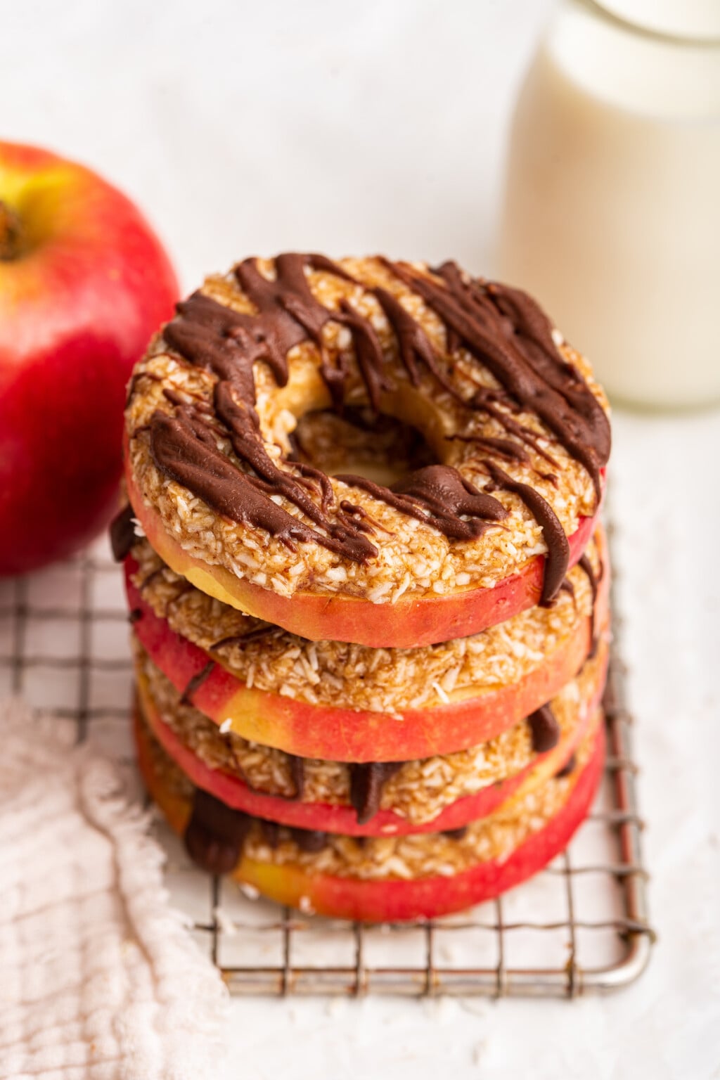 Healthy Apple Samoas - Eating Bird Food