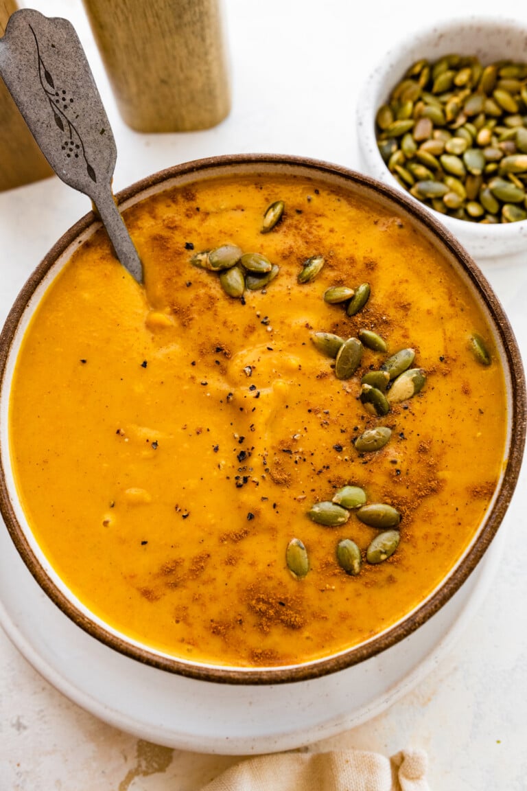 Autumn Squash Soup (Panera Copycat) - Eating Bird Food