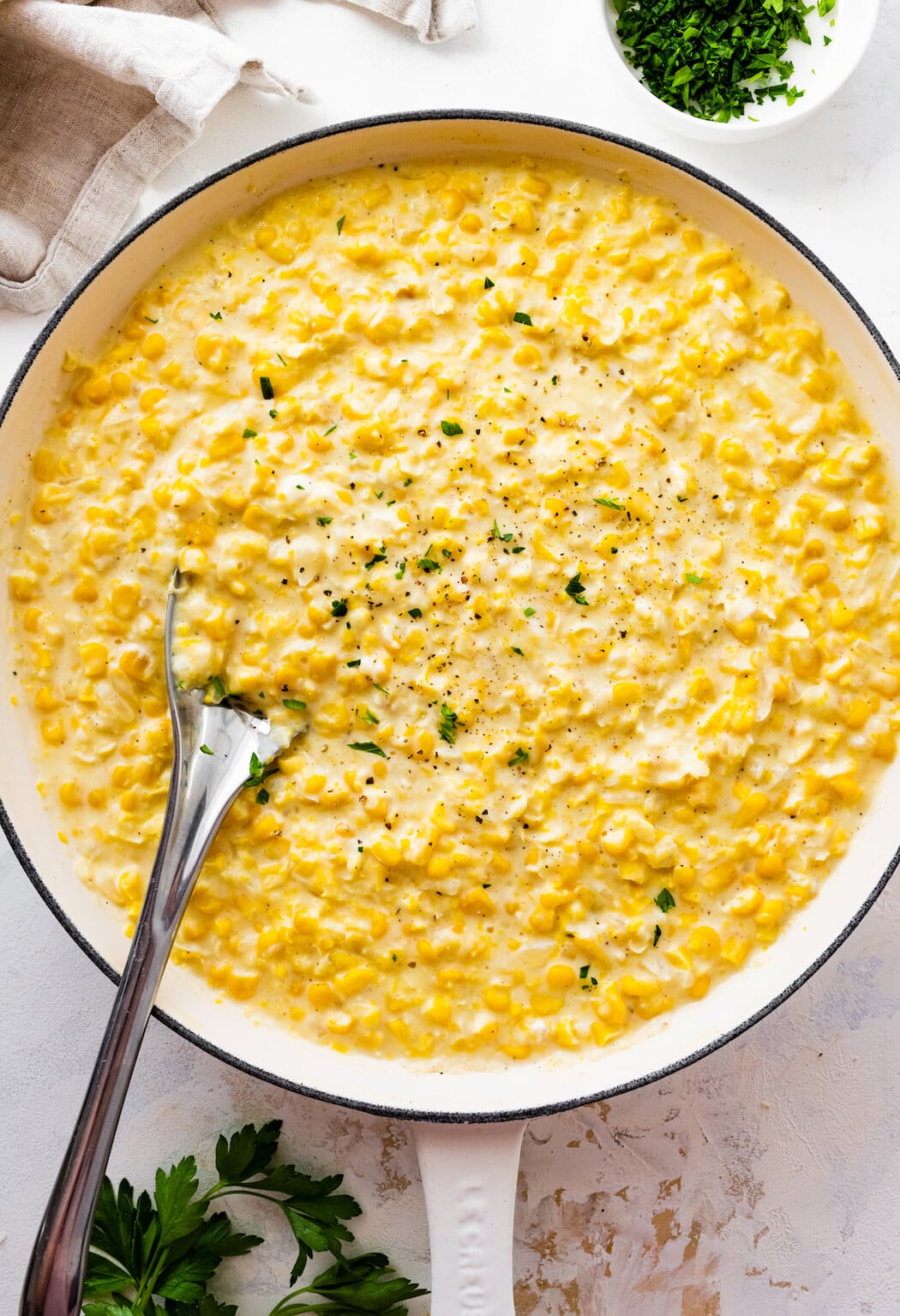 Quick and Easy Creamed Corn - Eating Bird Food