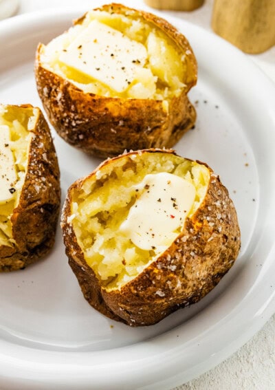Crispy Air Fryer Baked Potato - Eating Bird Food