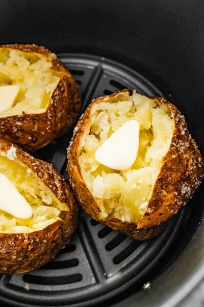 Crispy Air Fryer Baked Potato - Eating Bird Food