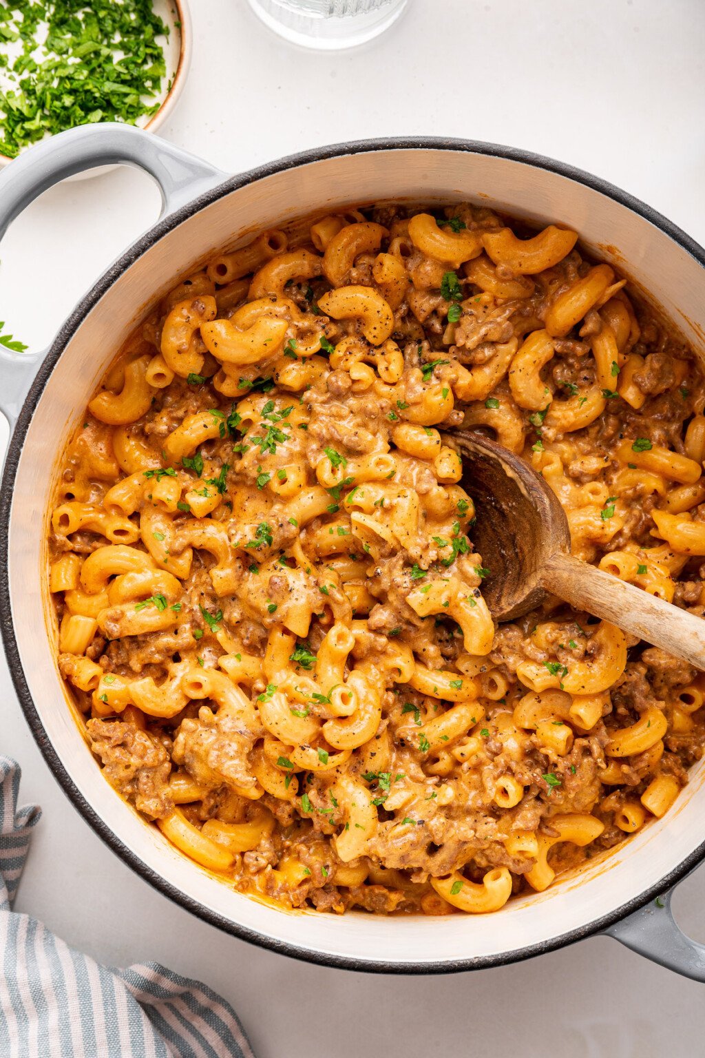 One Pan Healthy Hamburger Helper - Eating Bird Food