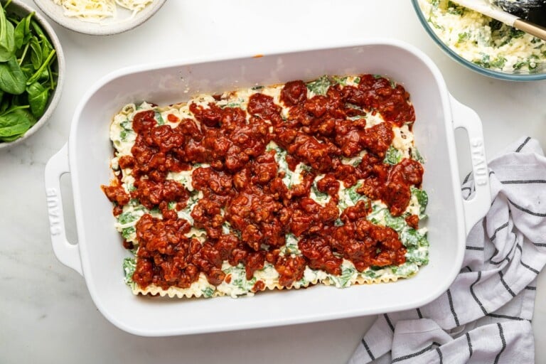 The BEST Healthy Lasagna - Eating Bird Food