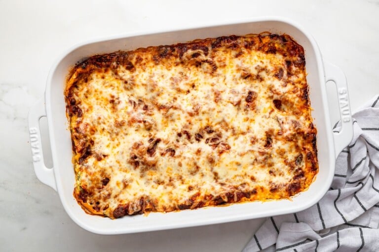 The BEST Healthy Lasagna - Eating Bird Food